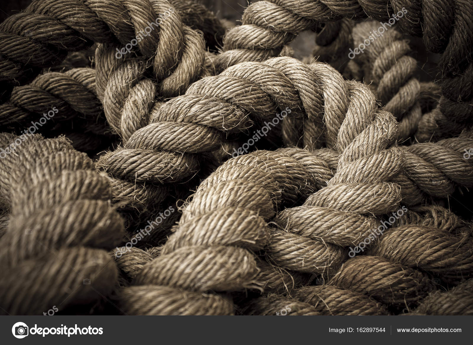 Cuerda gruesa vieja: fotografía de stock © Art-Benco #162897544 ...