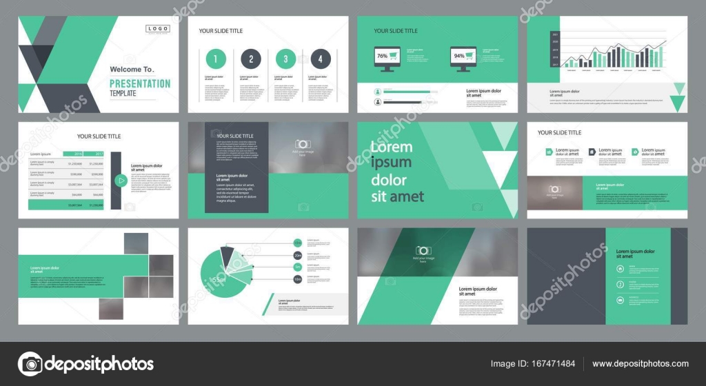 Modèle de conception pour diapositive de présentation d'entreprise ...