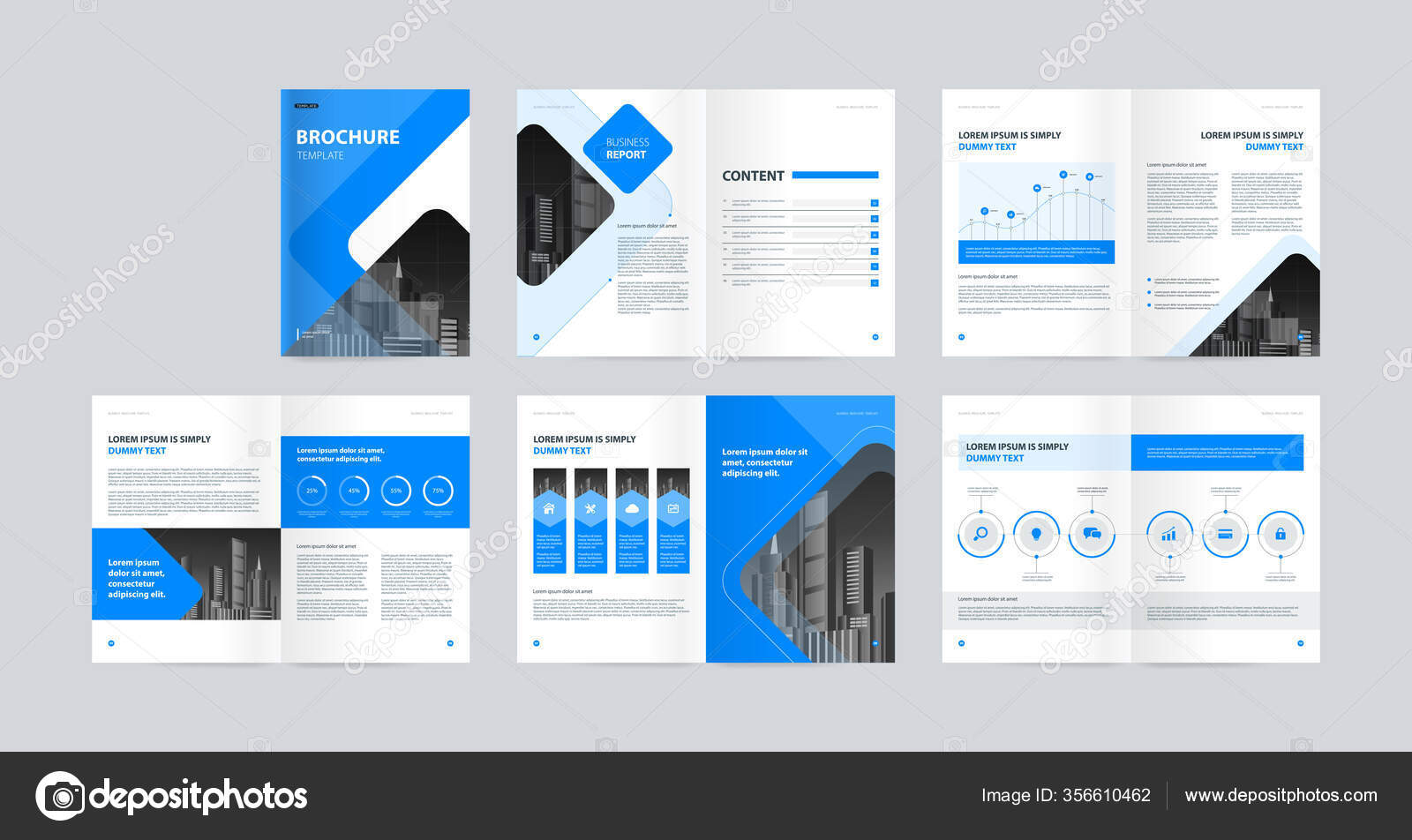 Annual Report Layout Design Template