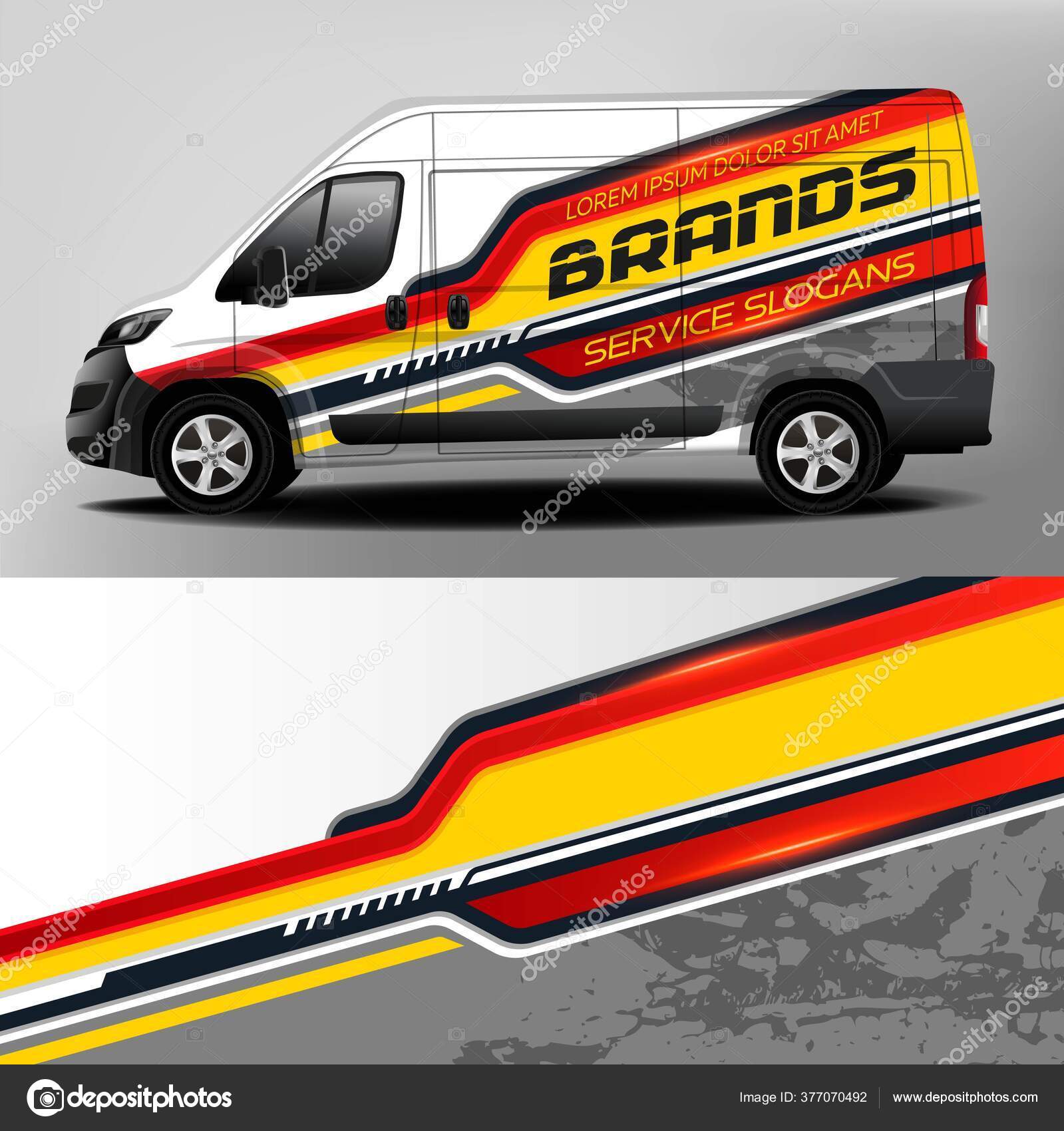 Car Sticker Development Car Design Company Car Branding Car Brand Stock ...