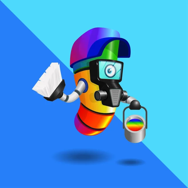 Nanorobot — Stock Photo © beawolf #43428819