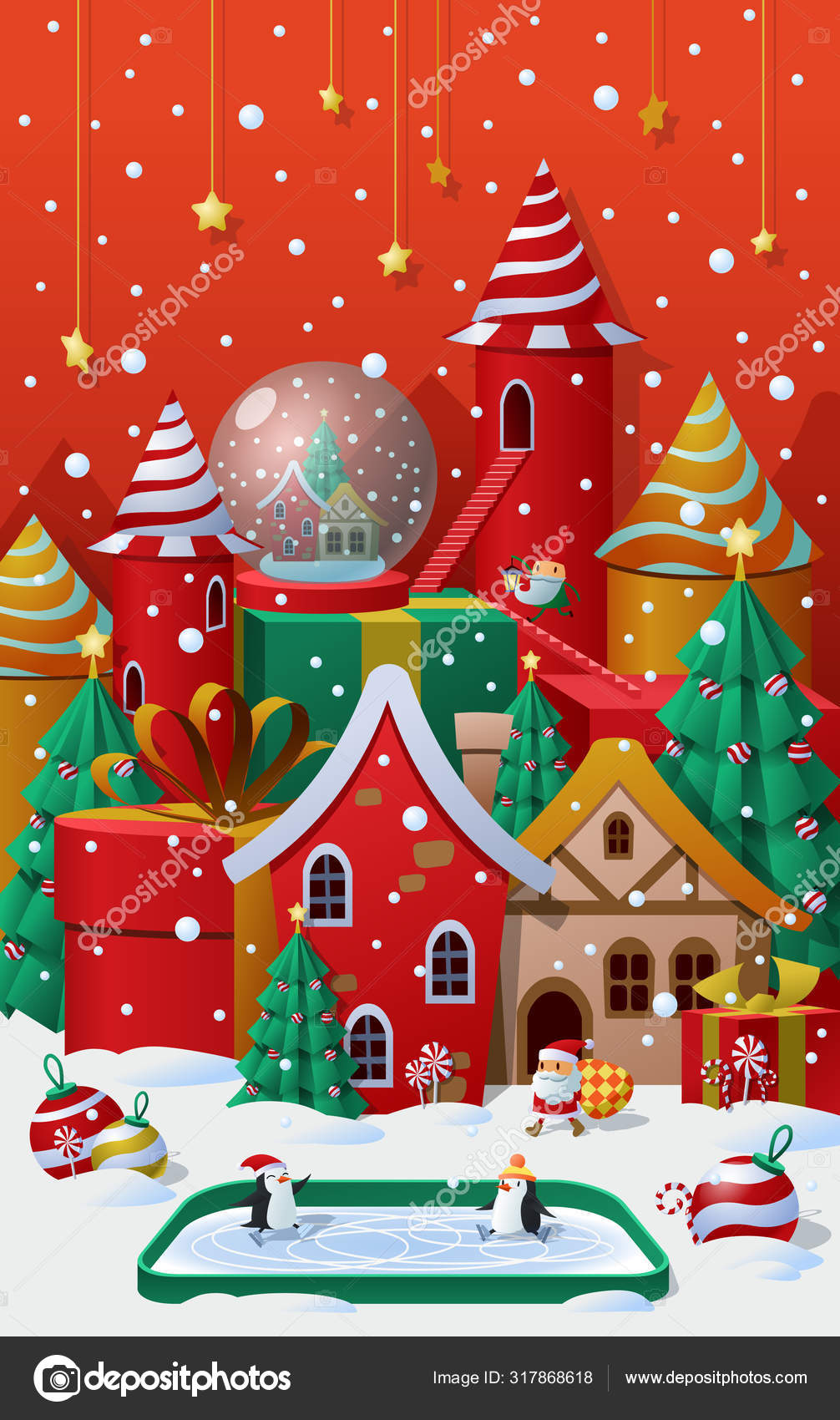 Winter Wonderland Christmas Clip Art