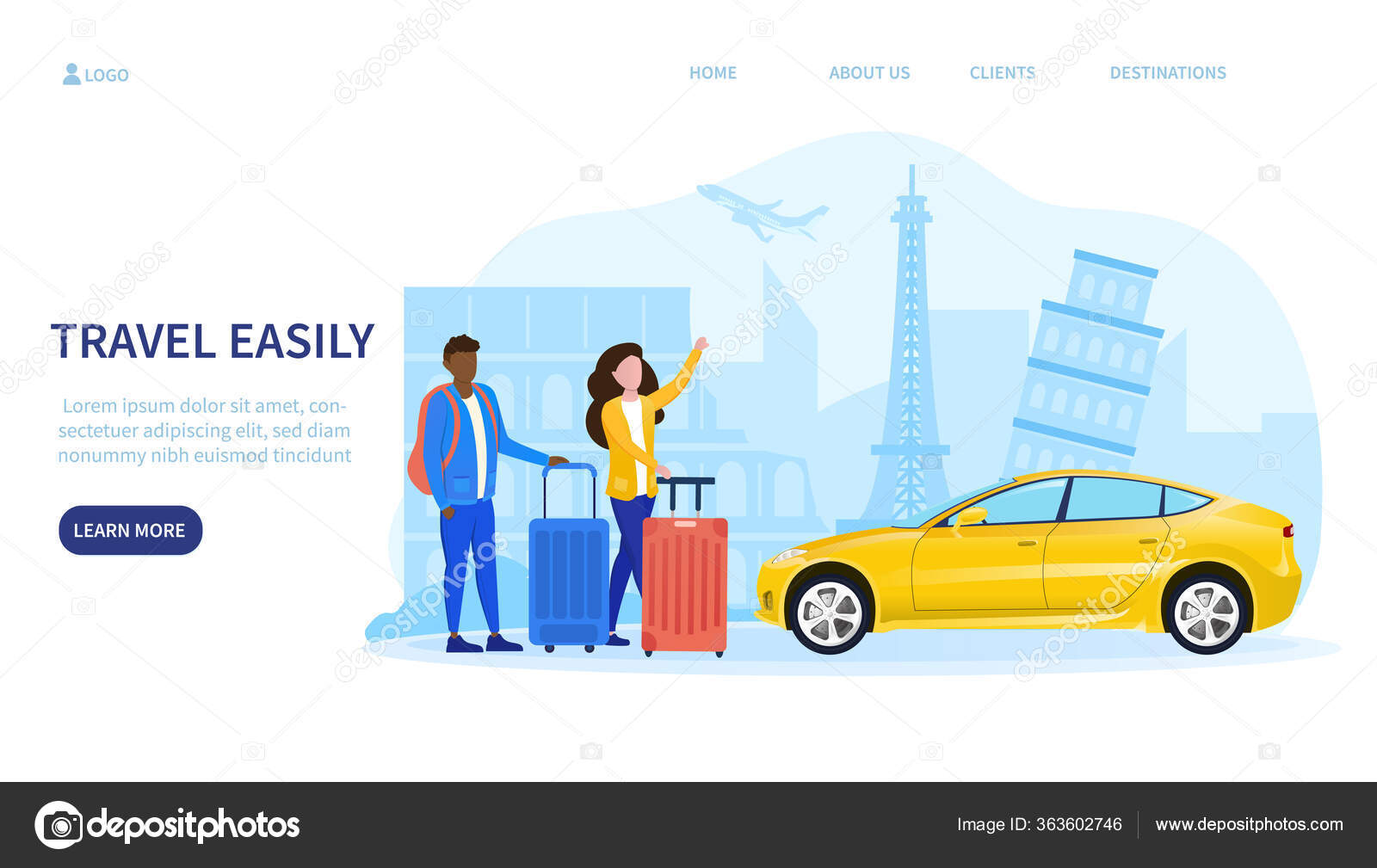 Ride hailing or car sharing concept Stock Vector Image by ©mentalmind ...