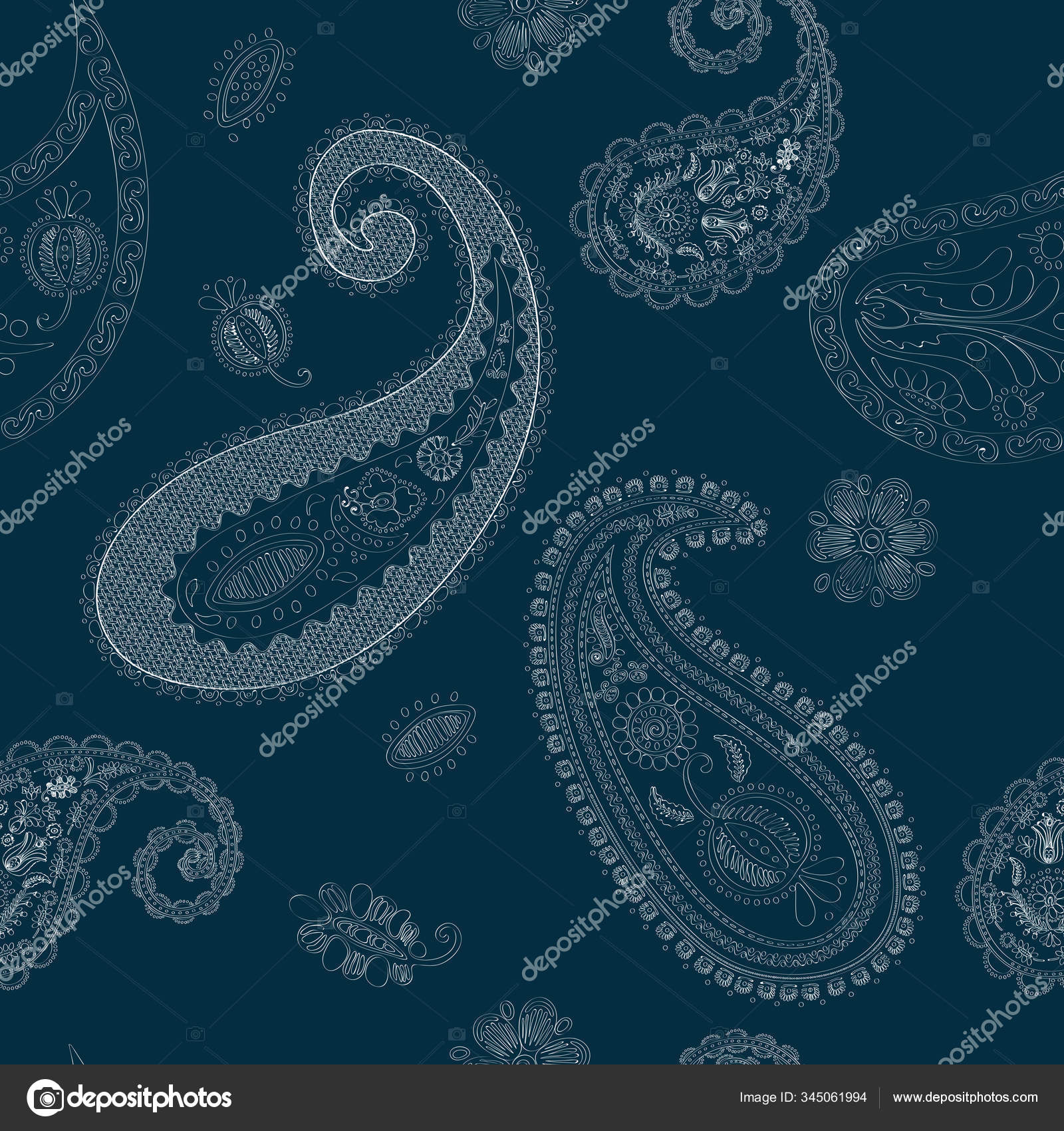 Floral paisley design 8 Stock Vector by ©rceeh 345061994