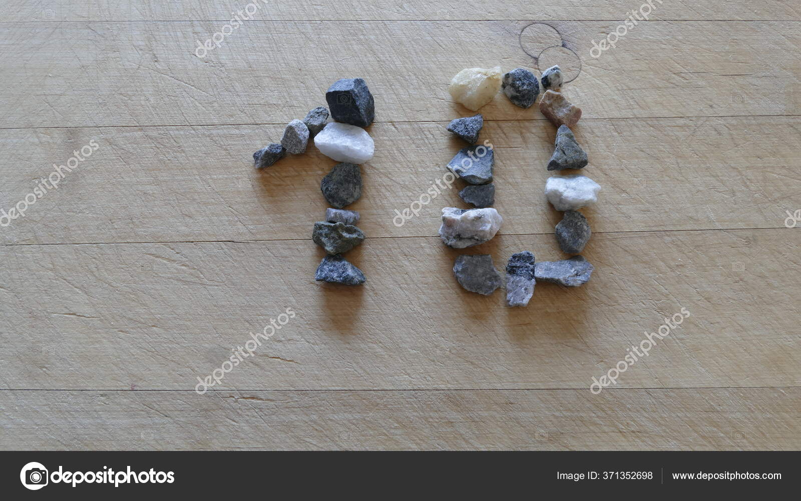 Number Ten Small Stones — Stock Photo © vladislavvolhin.yandex.ru ...