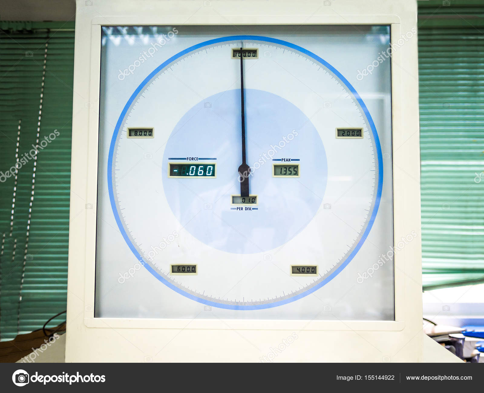 Physical testing machine in engineering laboratory — Stock Photo ...