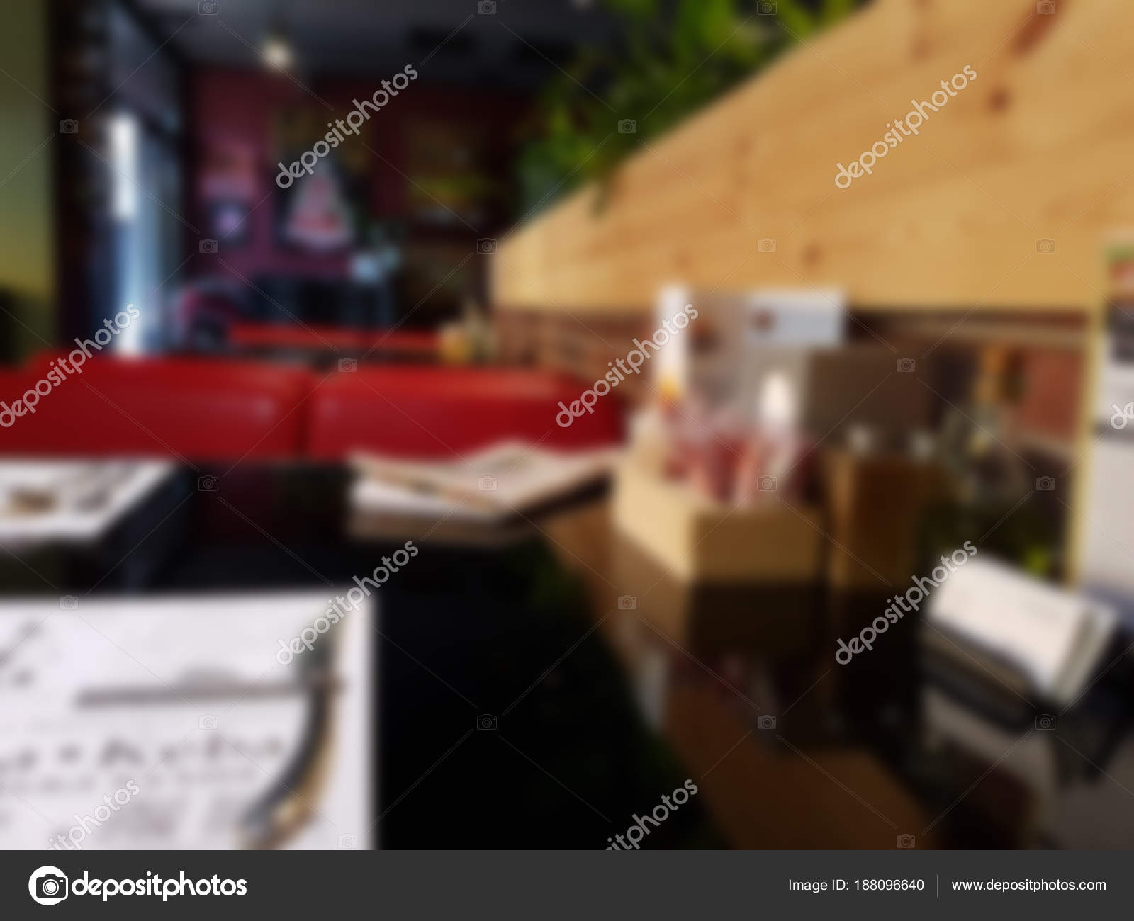 Interior Cafe Blurred Background — Stock Photo © aallm #188096640