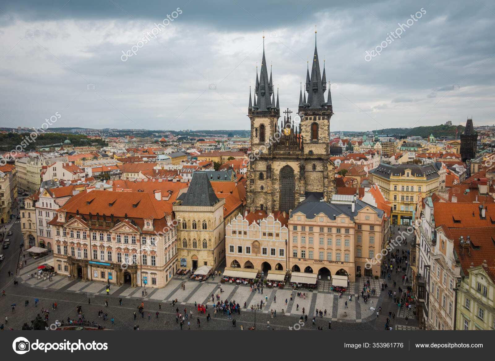 Magnificent Architecture Medieval Prague Trip Europe – Stock Editorial ...