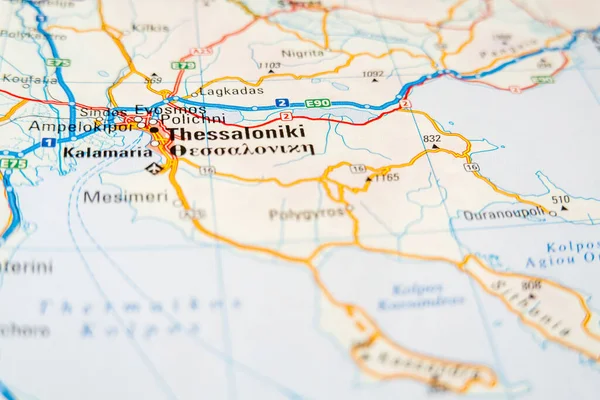 Pindus Mountains Europe Map