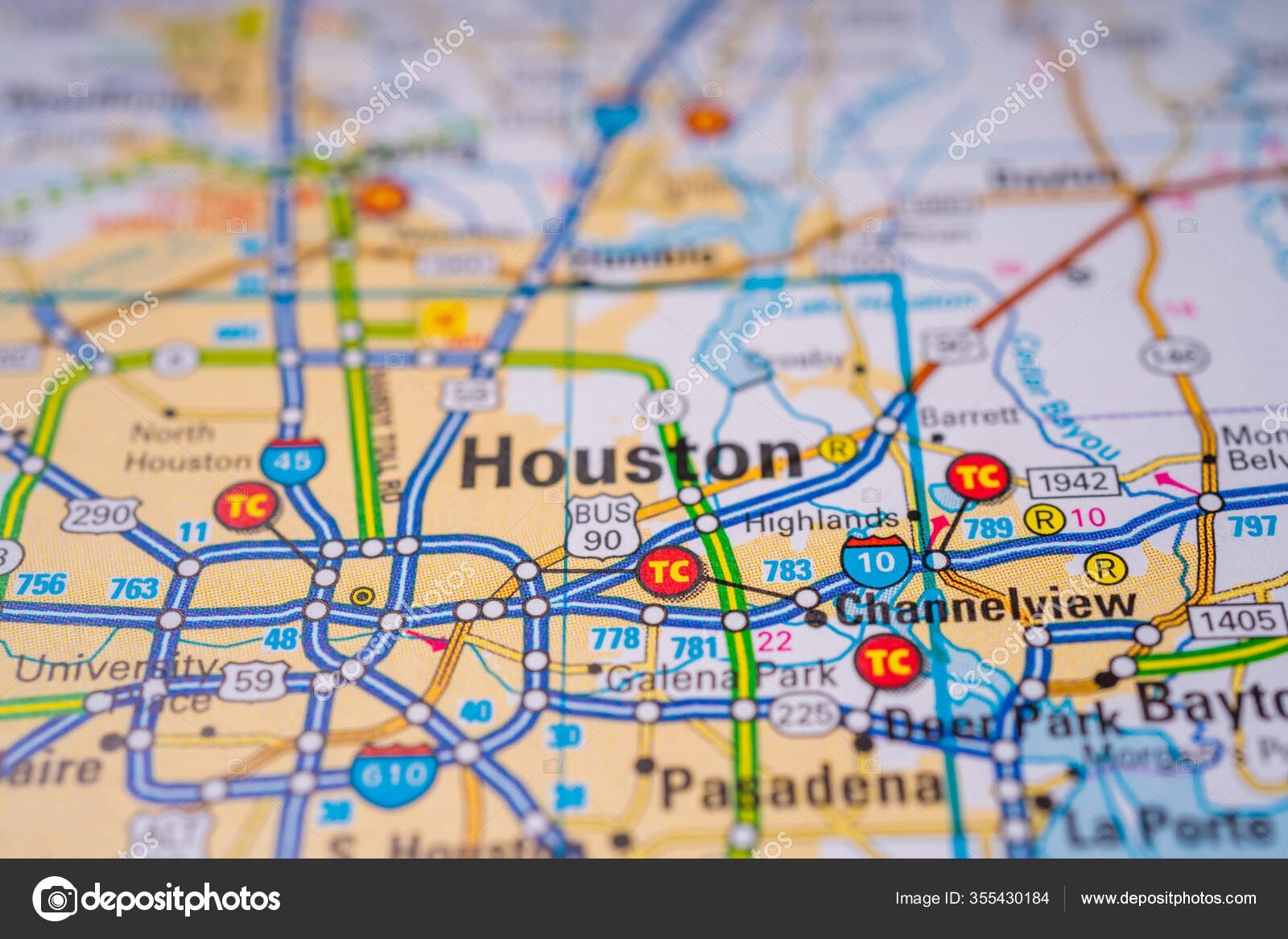 Houston Usa Map Background Stock Photo by ©aallm 355430184
