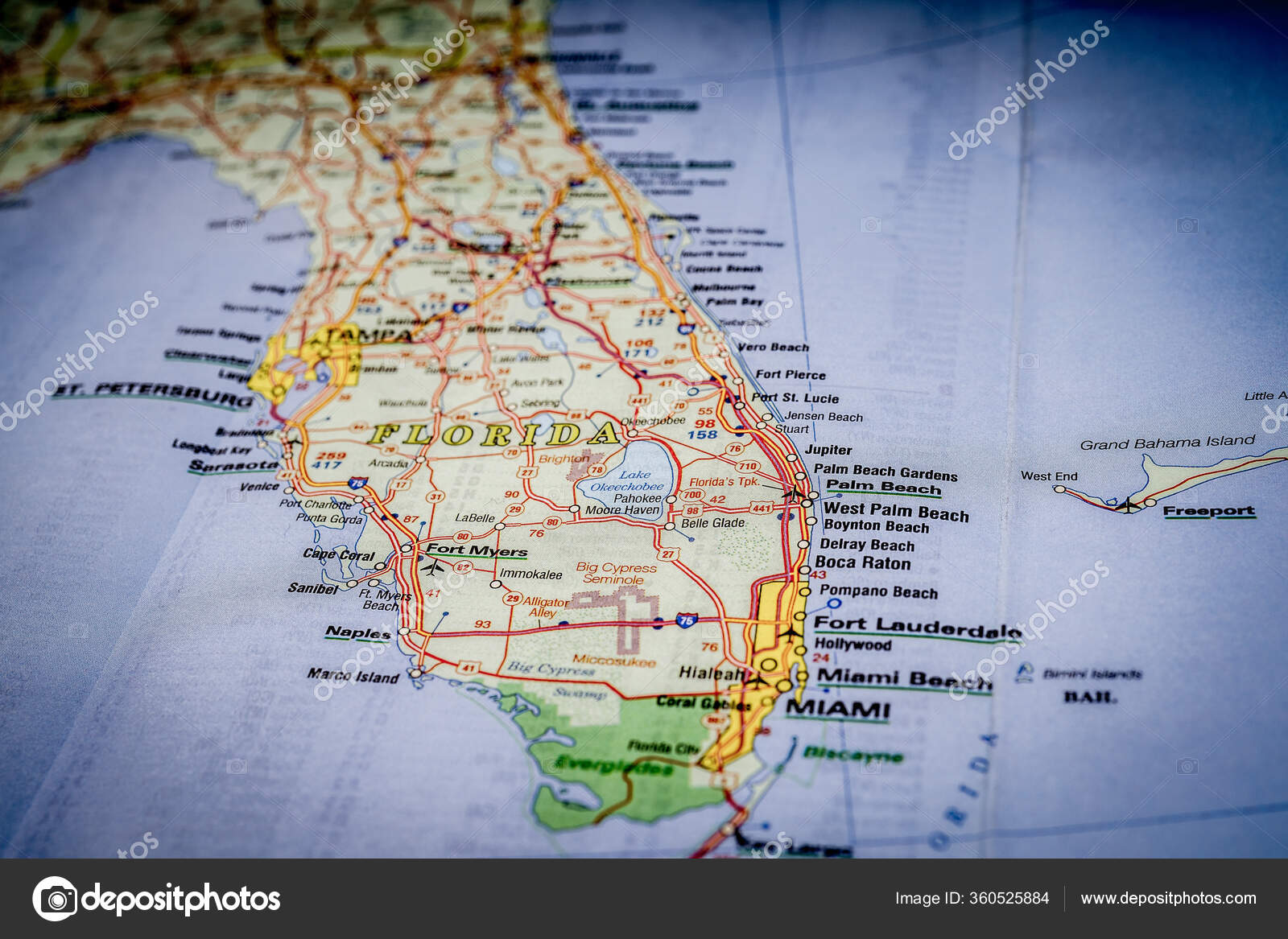 Florida State Usa Map Background Stock Photo by ©aallm 360525884