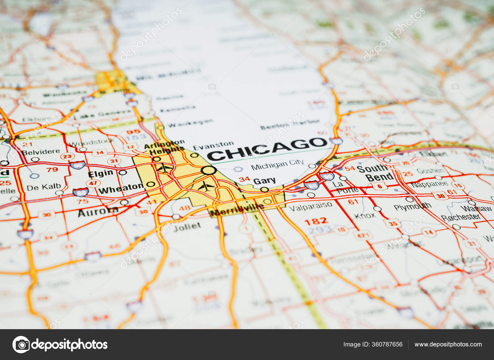 Chicago Map Stock Photo by ©aallm 360787656