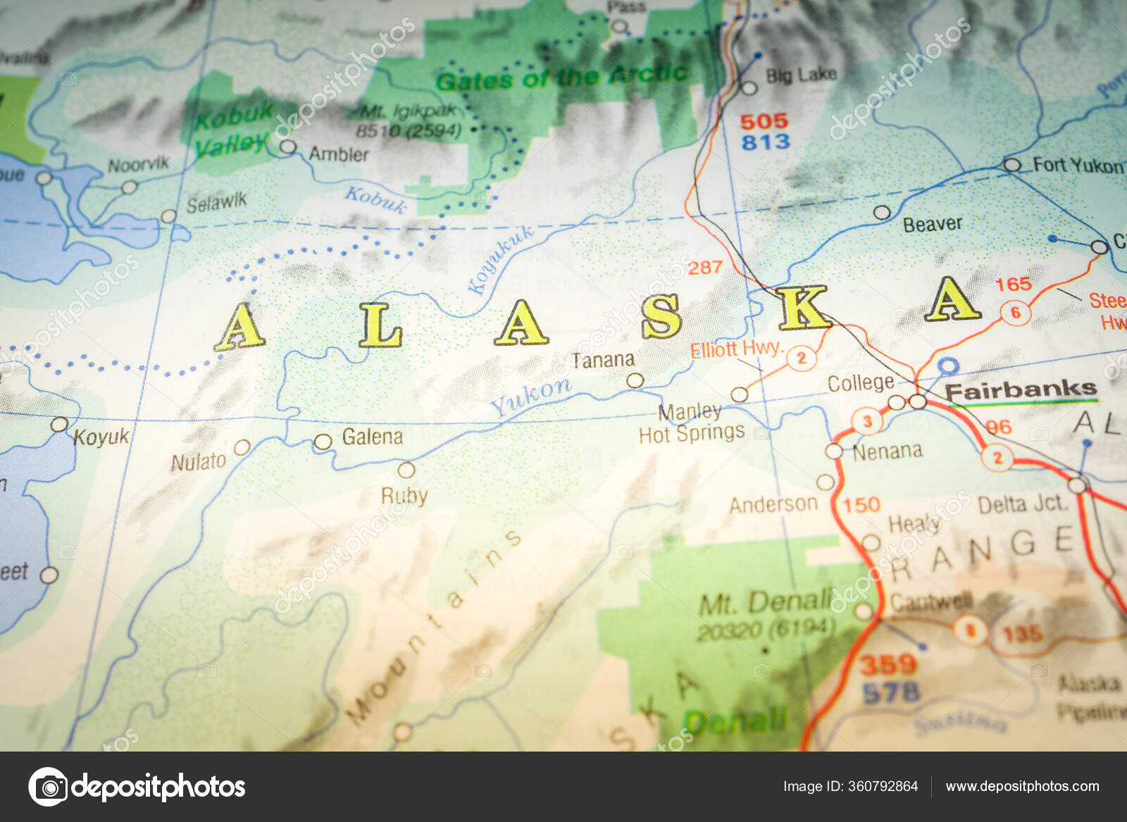 Alaska State Usa Map Background Stock Photo by ©aallm 360792864