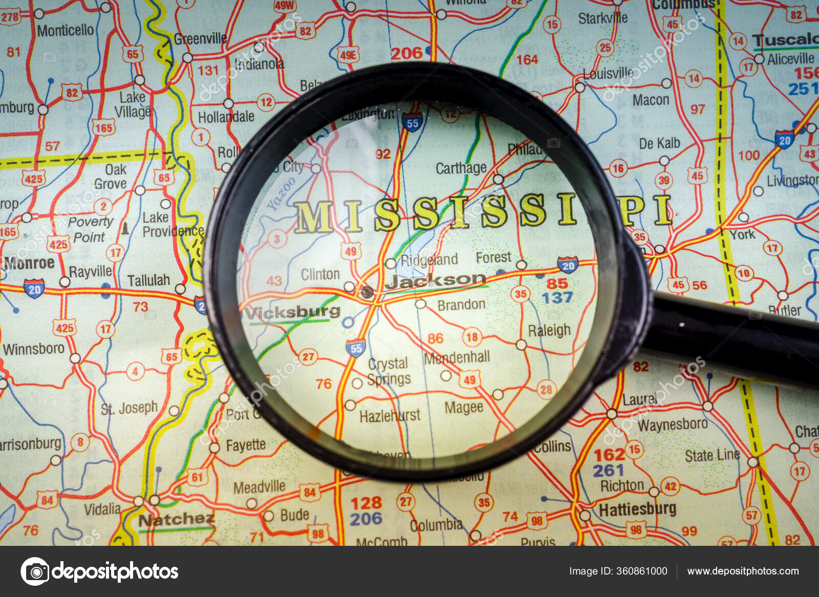 Mississippi Usa Map Background — Stock Photo © aallm #360861000