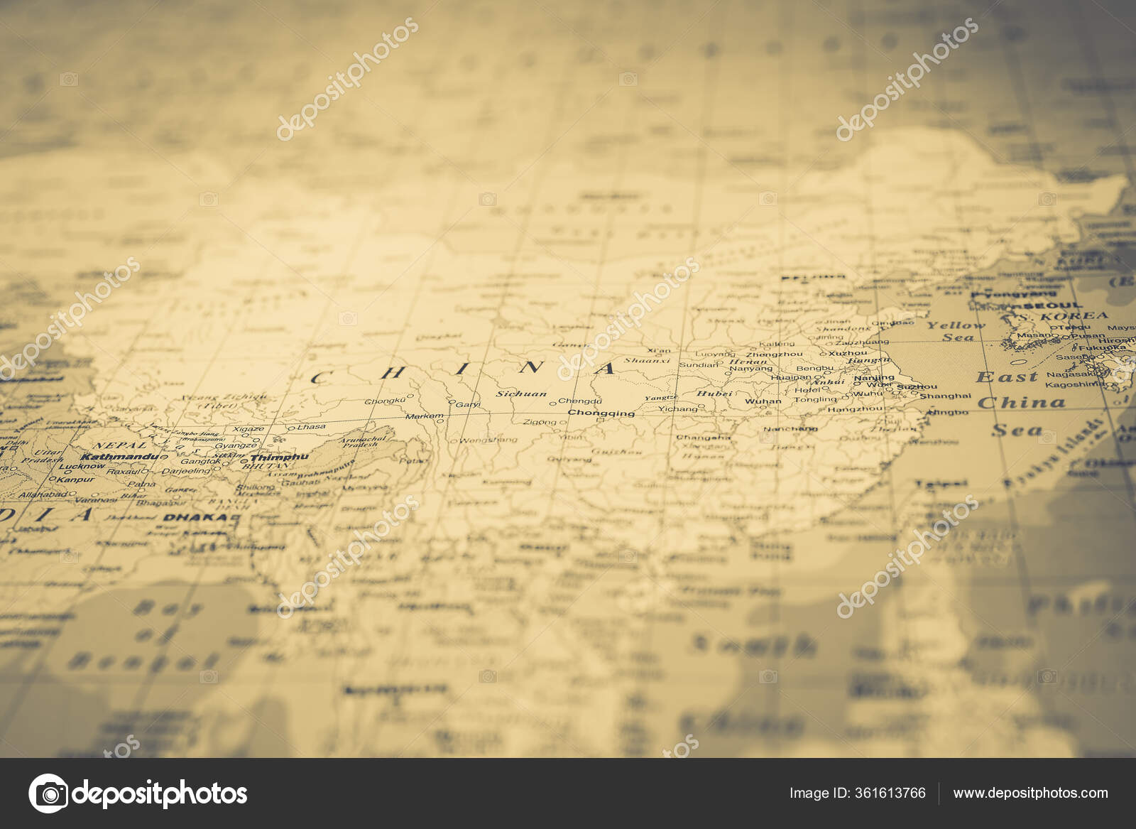 China World Map Stock Photo by ©aallm 361613766