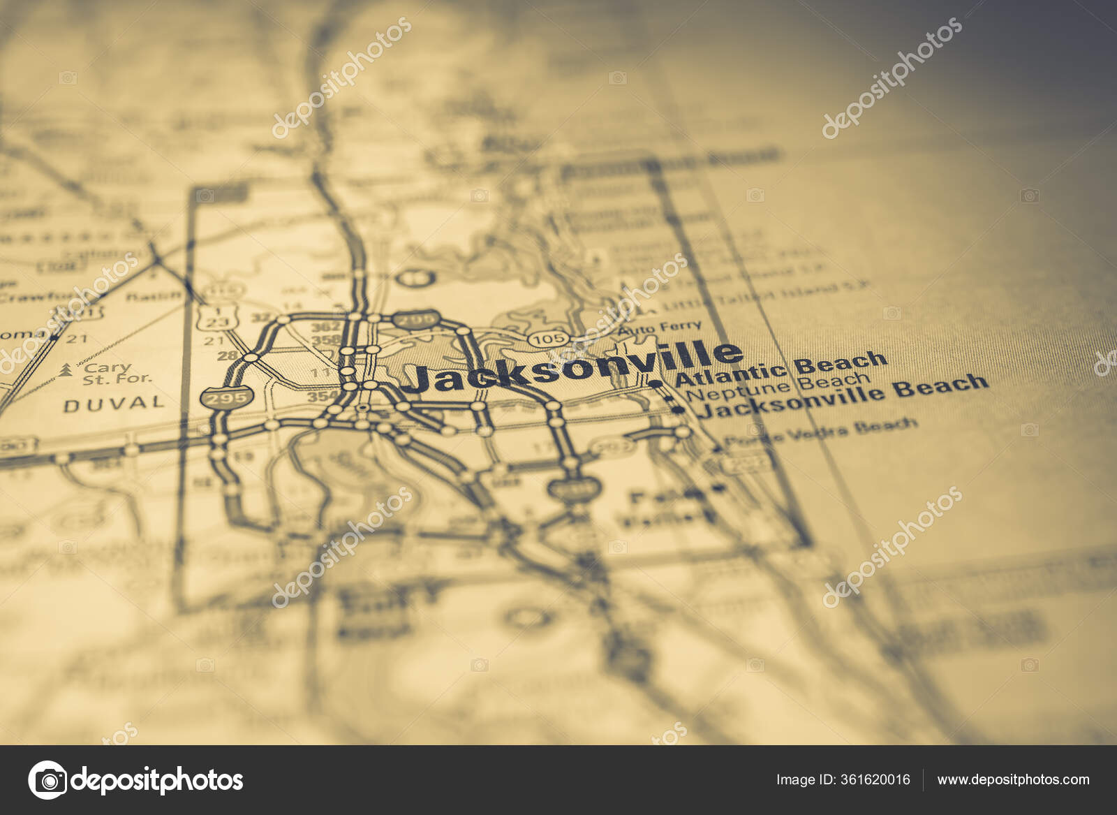 Jacksonville Usa Map Background Stock Photo by ©aallm 361620016
