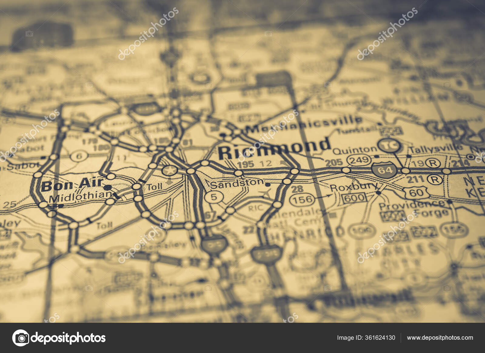 Richmond Usa Map Background Stock Photo by ©aallm 361624130