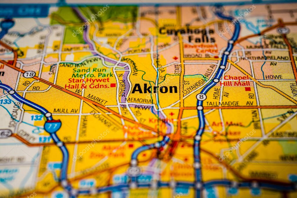 Arkon en el mapa de viaje de Estados Unidos 2023