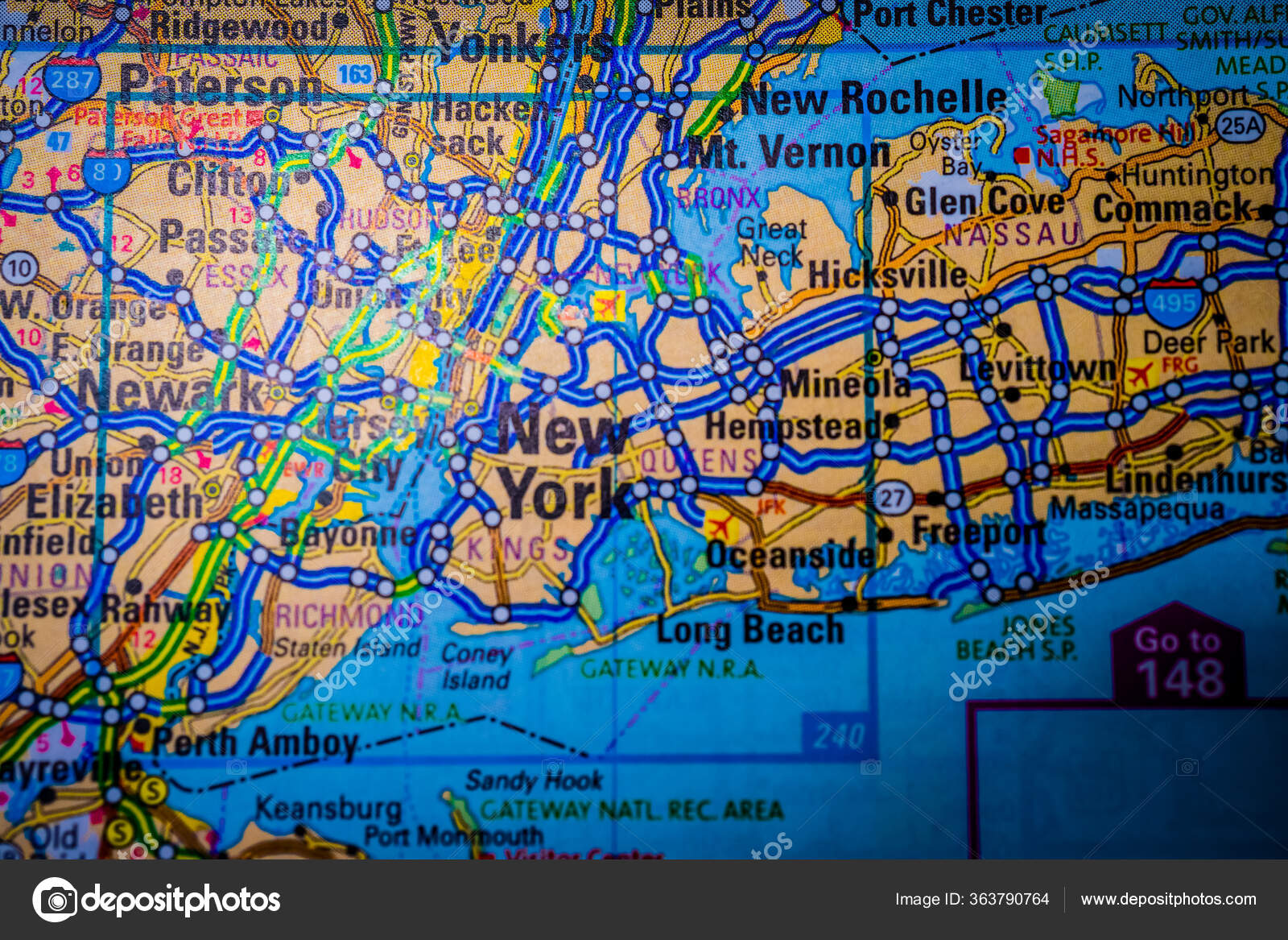 New York Usa Map Background Stock Photo by ©aallm 363790764