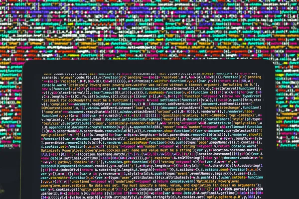 Lines of code on computer screen — Stock Photo © sashk0 #105373598