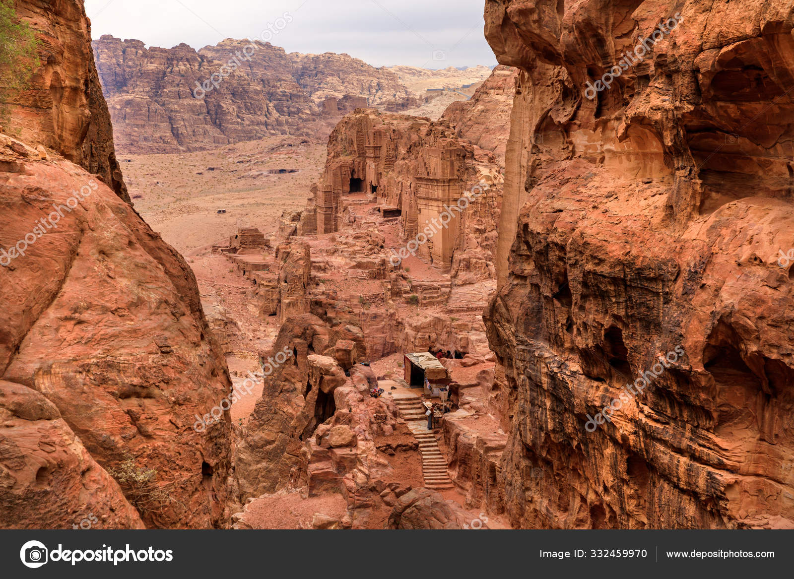 Steep Mountain Path Ancient City Petra Jordan — Stock Photo © sashk0 ...