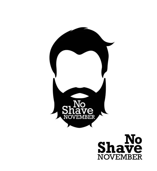 No shave november logo design Stock Vector Image by ©Sky-Designs #130199254