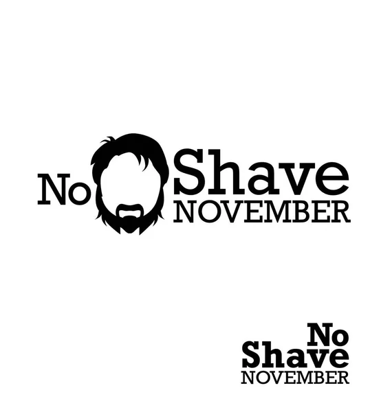 No shave november logo design Stock Vector Image by ©Sky-Designs #130199254