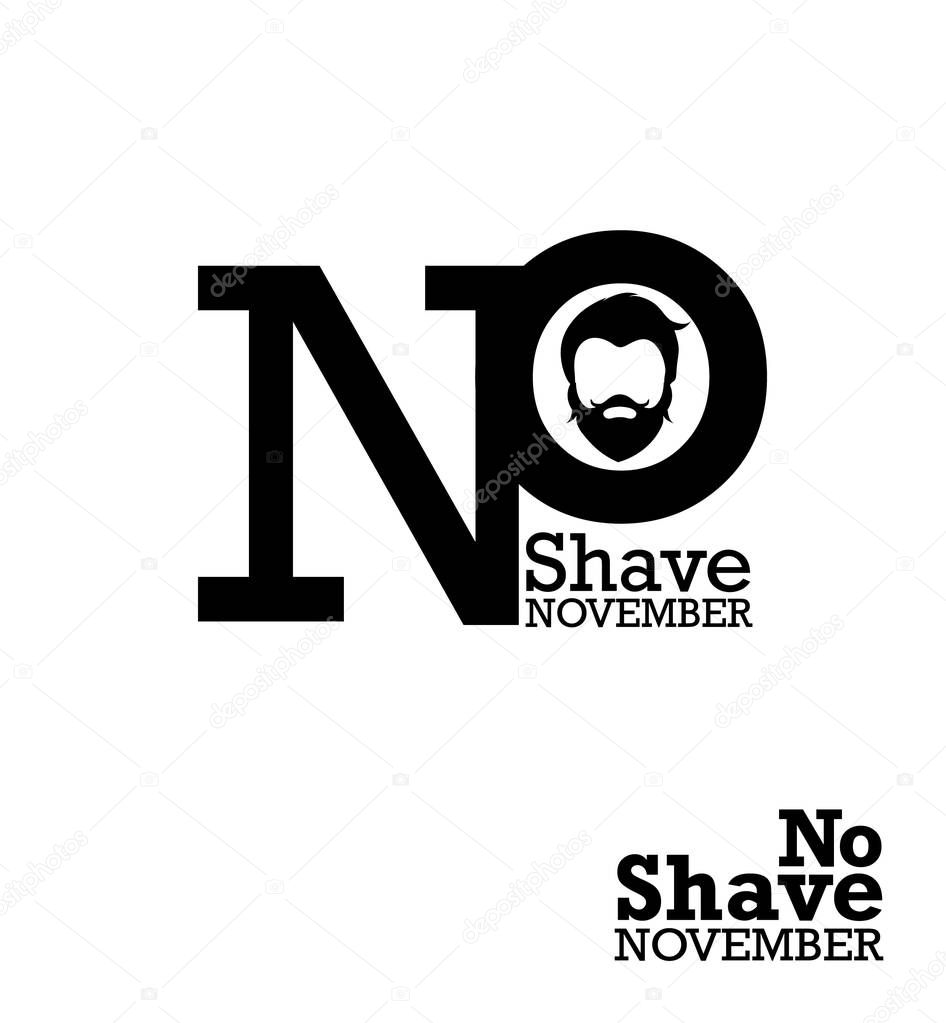No Shave November Logo