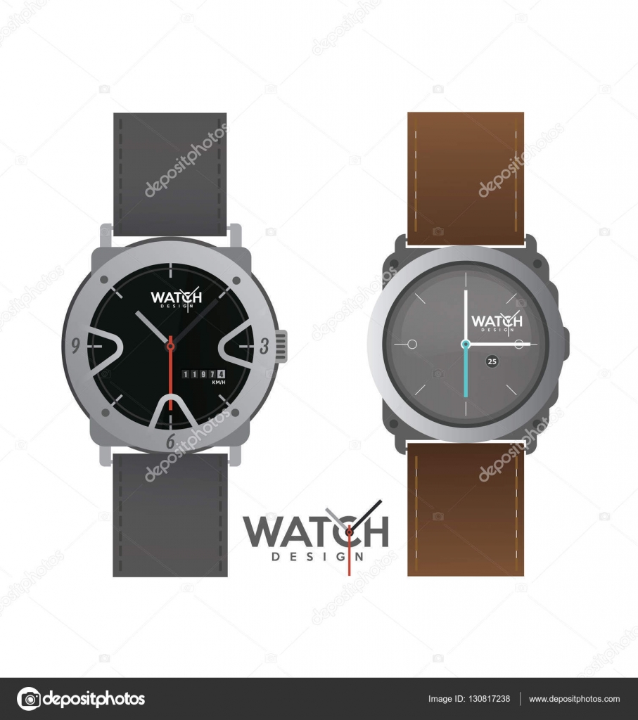 Wristwatch design templates set Stock Vector Image by ©Sky-Designs ...