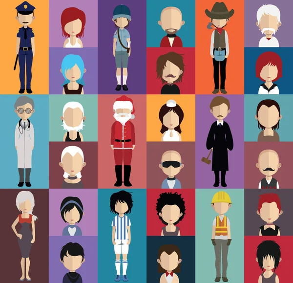 Set of different avatars Stock Vector by ©Sky-Designs 145811233