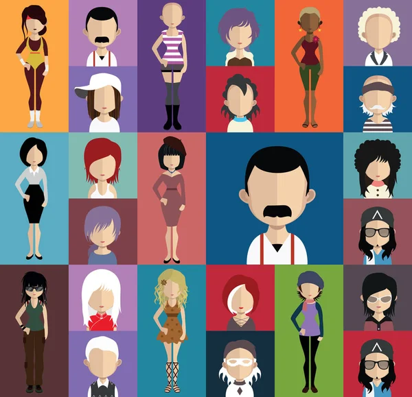 Set of different avatars Stock Vector by ©Sky-Designs 145811233