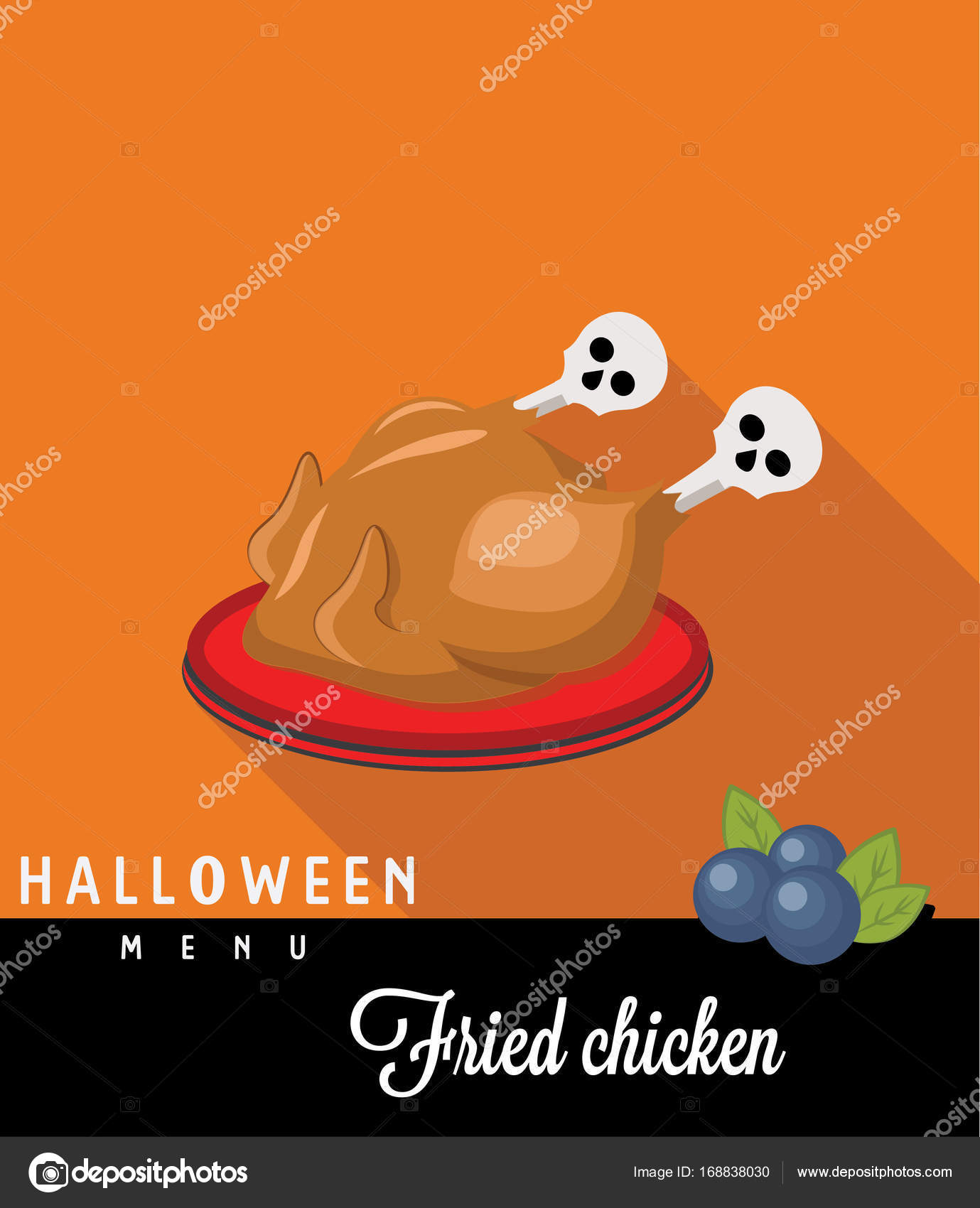Fried Chicken menu Stock Vector Image by ©Sky-Designs #168838030
