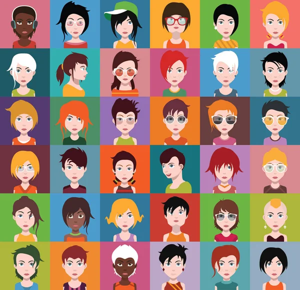 Set of diverse avatars Stock Vector Image by ©Sky-Designs #191782298