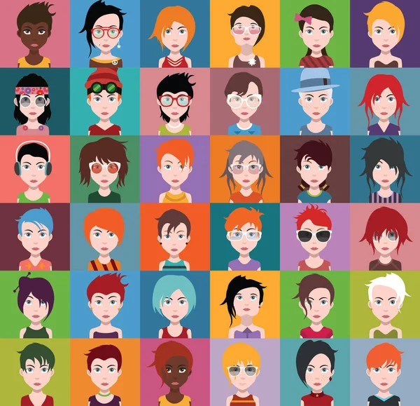 Set of diverse avatars Stock Vector Image by ©Sky-Designs #191782298