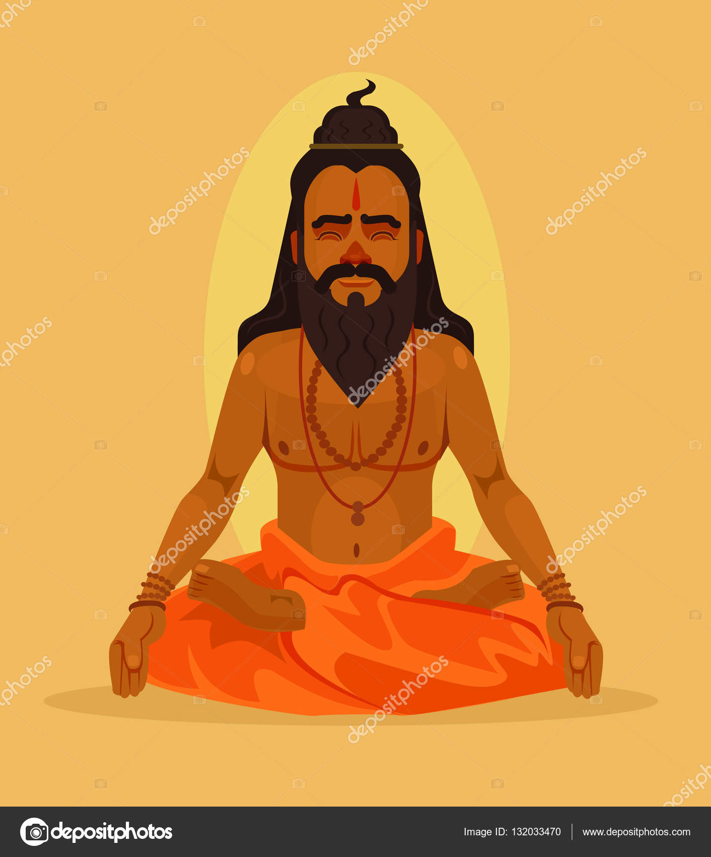 Ashram Clipart People