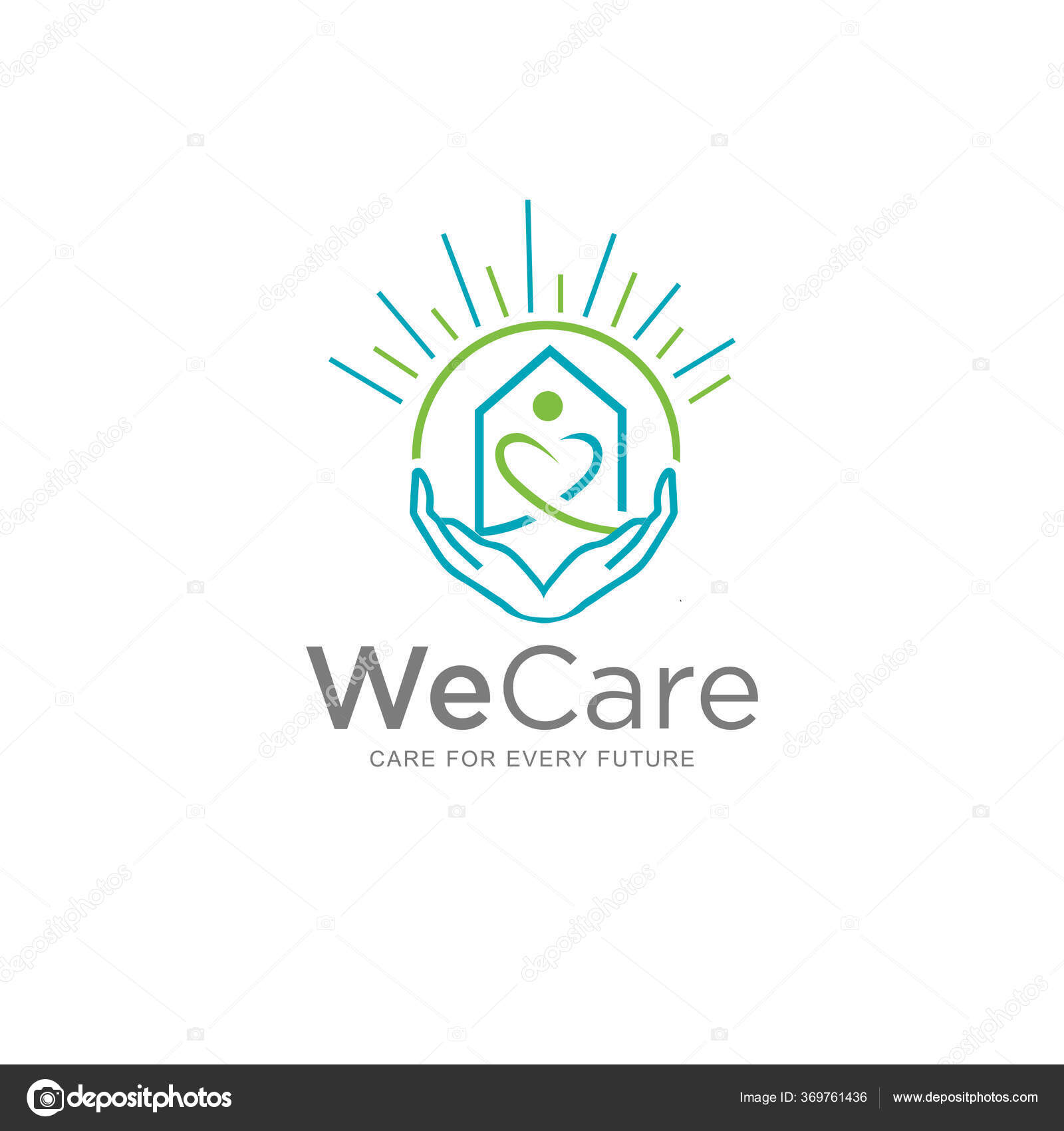 Caring Logo Design Vector Stock Illustration Nos Importa Logo Logotipo ...