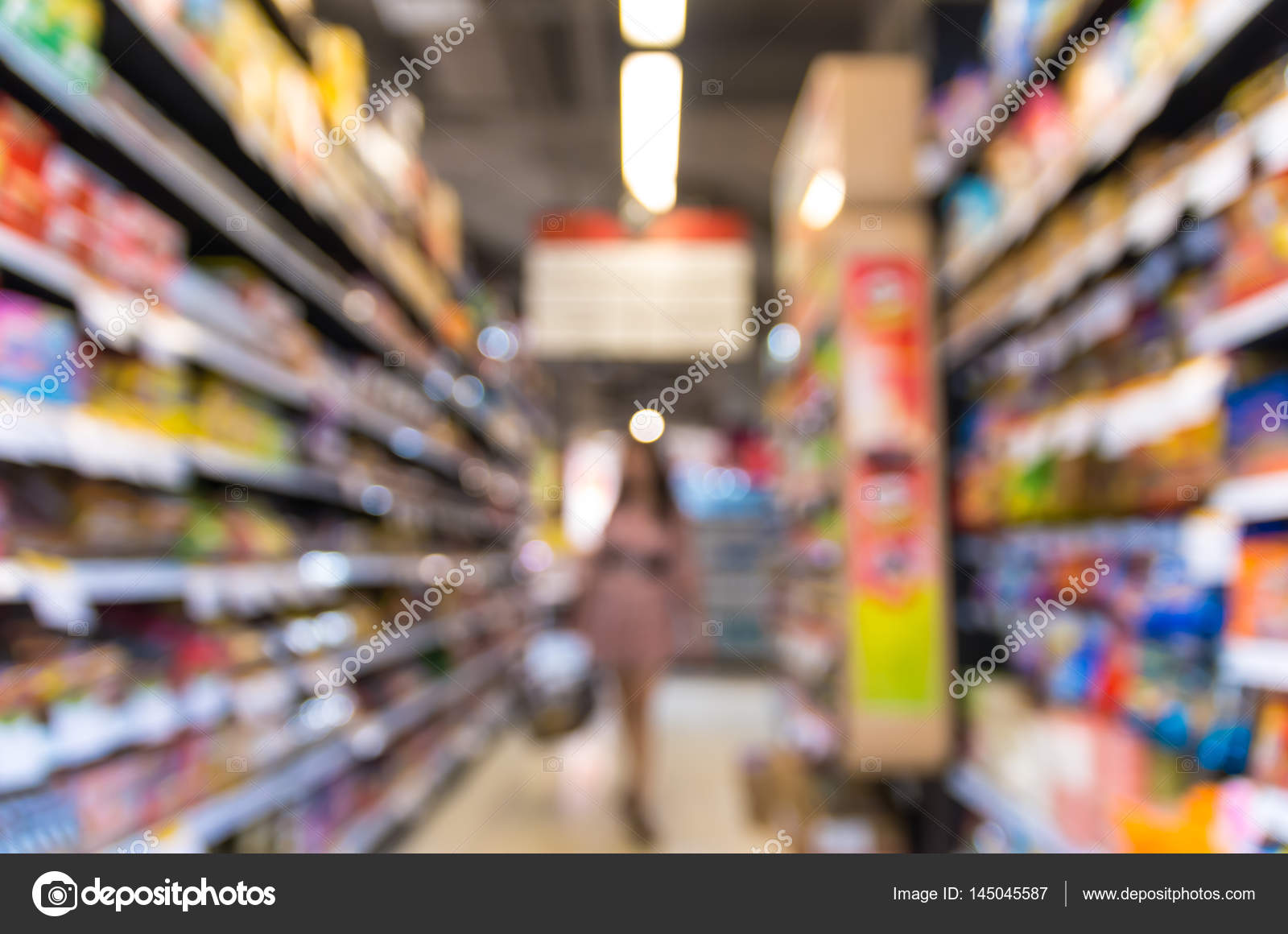 Supermarket blur background Stock Photo by ©Tzido 145045587