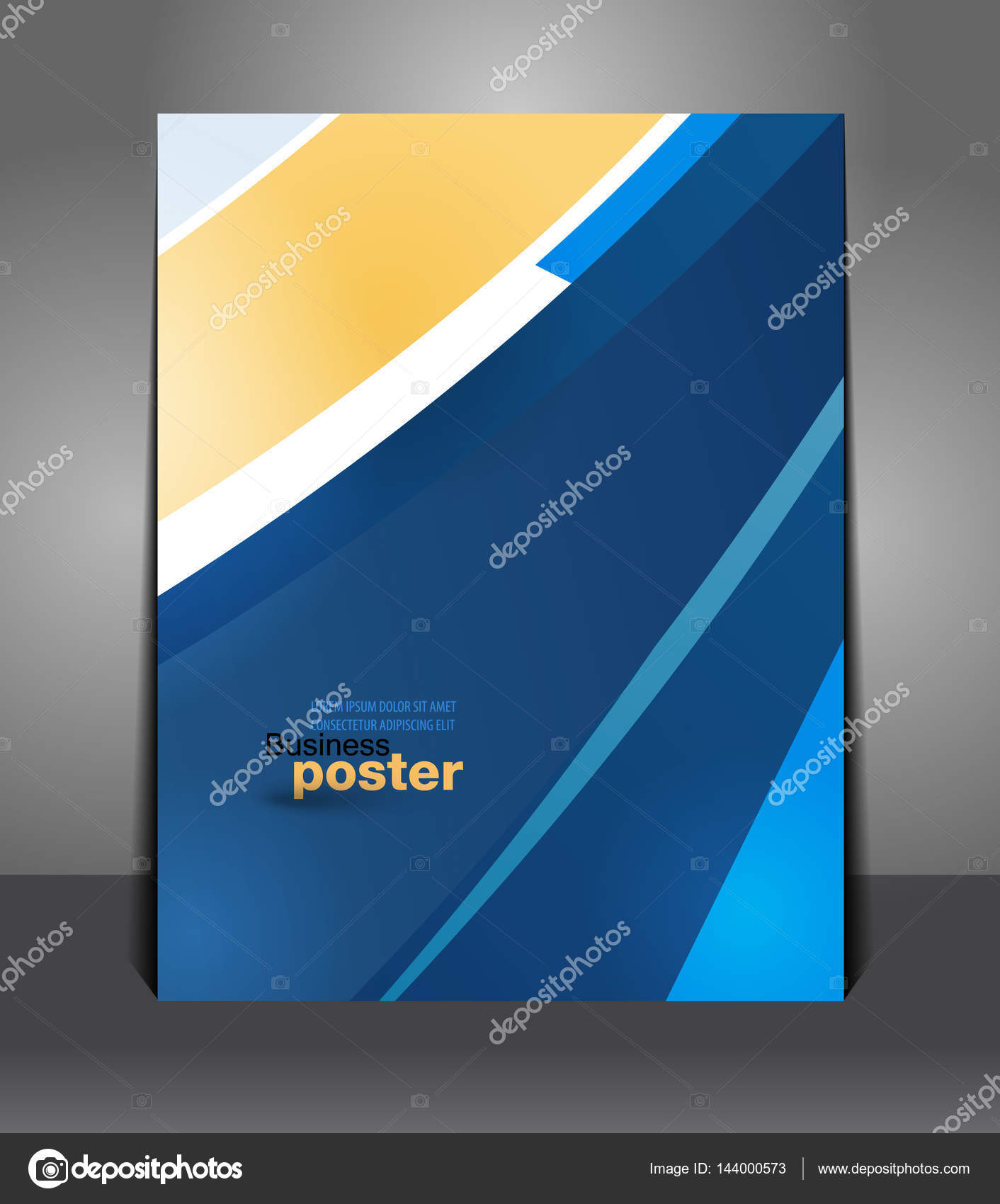 Presentation of business poster Stock Vector by ©bkamasova 144000573