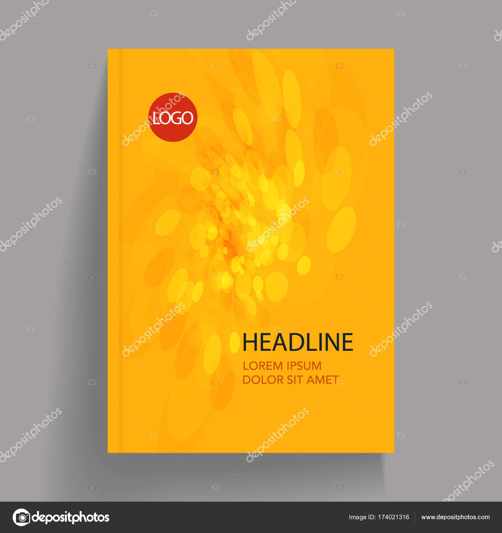 Stylish vector presentation of business poster Stock Vector by ...