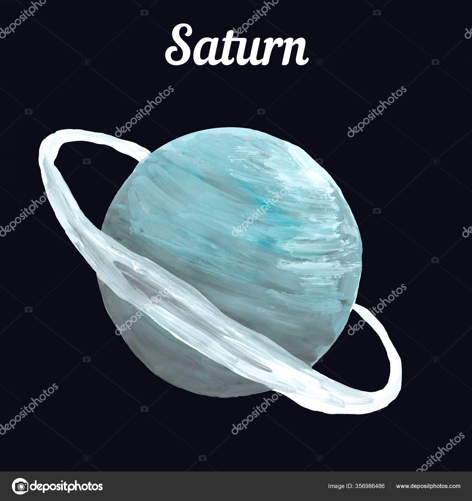 Planet Uranus Drawing