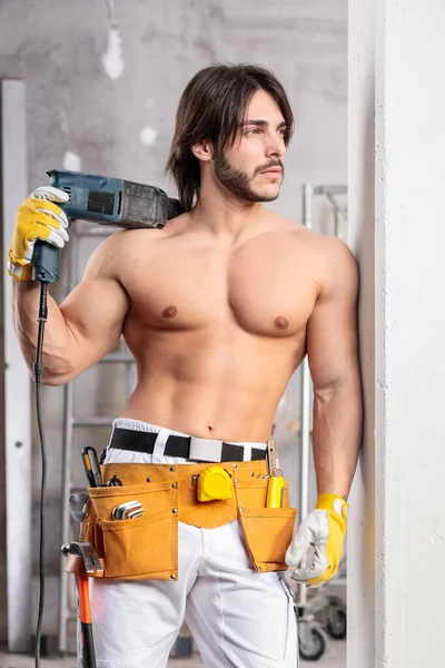 Shirtless tool belt Stock Photos, Royalty Free Shirtless tool belt ...