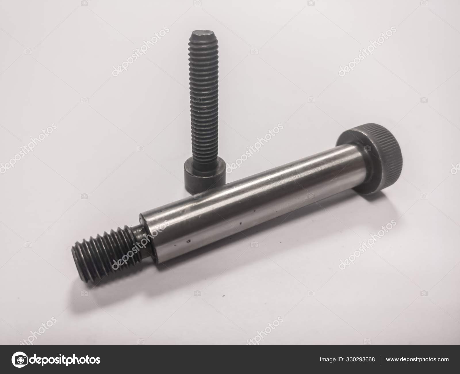 Metal Screw Blank White Background Stock Photo by ©Wirestock 330293668