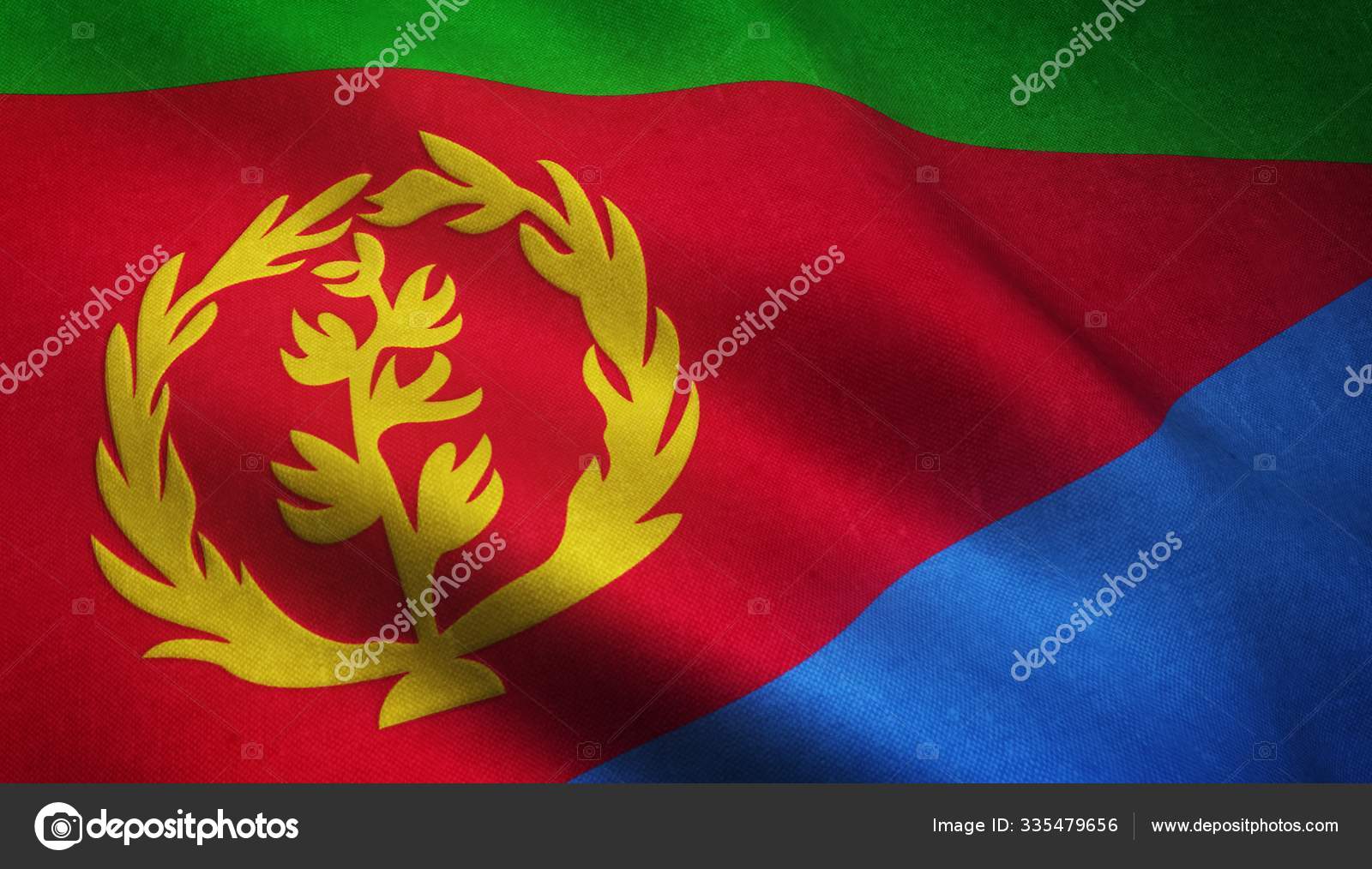 Eritrean Blue Flag