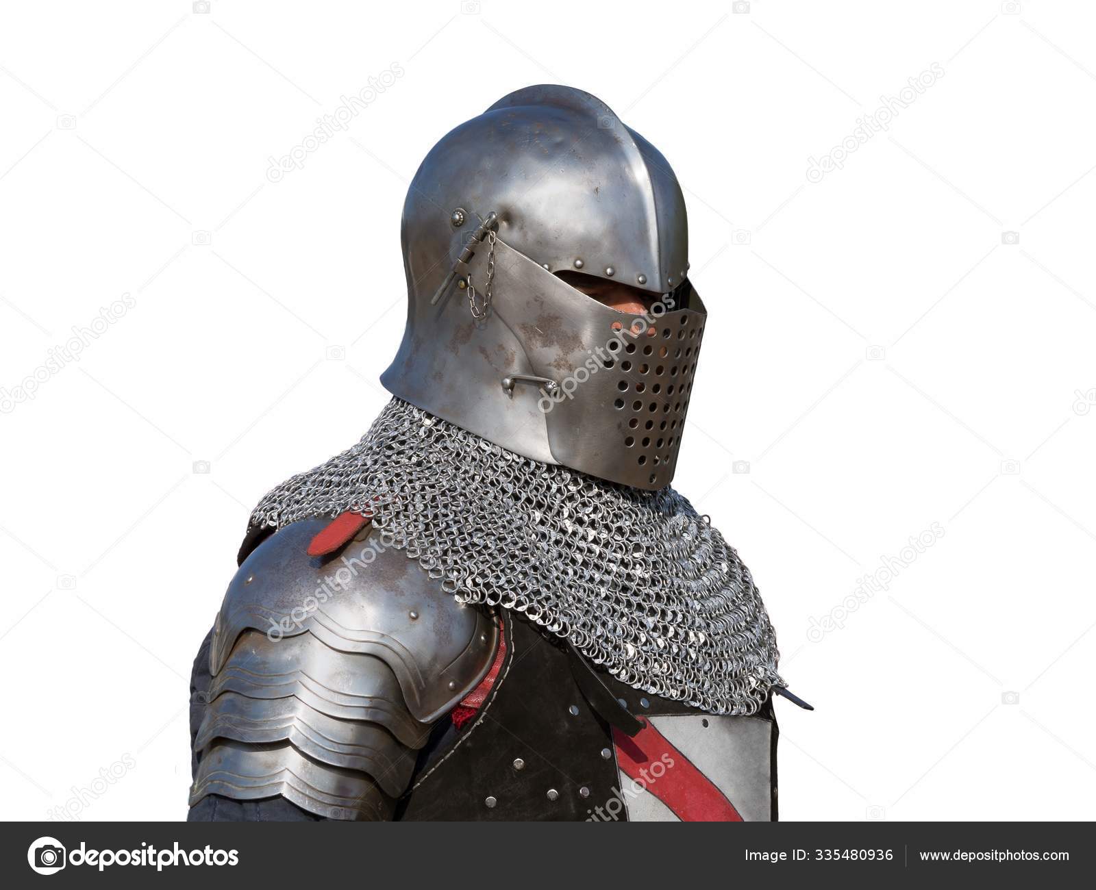 Knights Helmet Side View