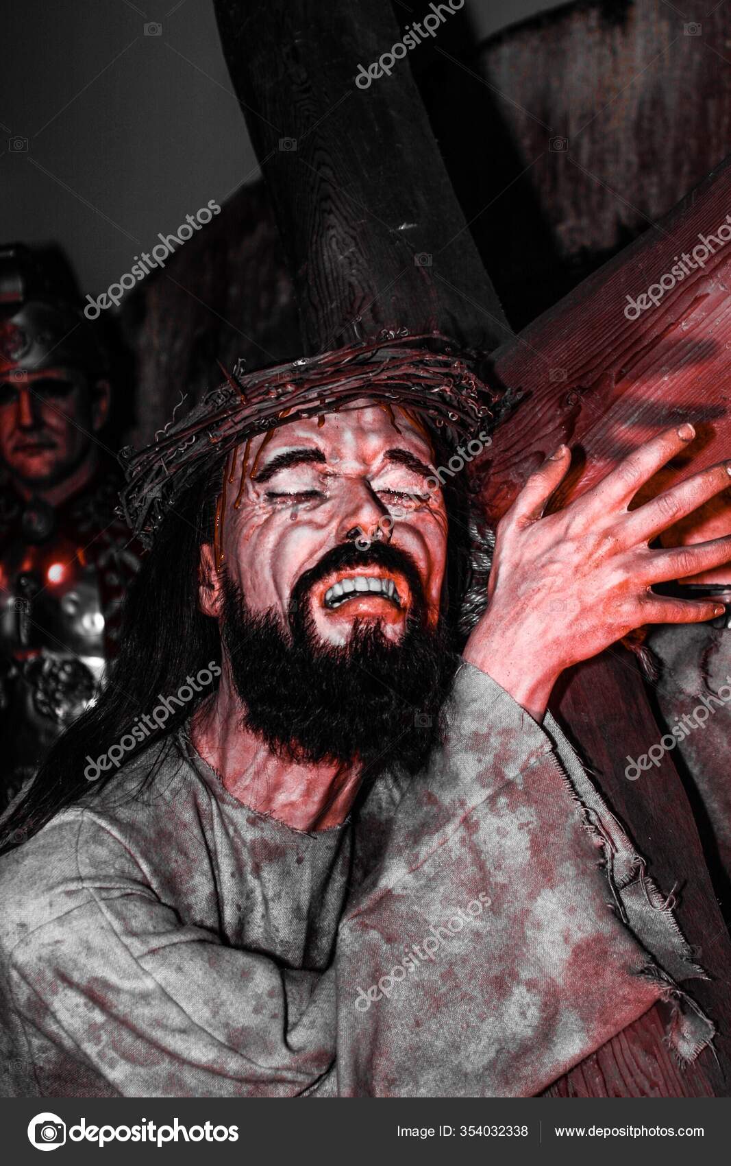 Passion Of The Christ Carrying The Cross Scene