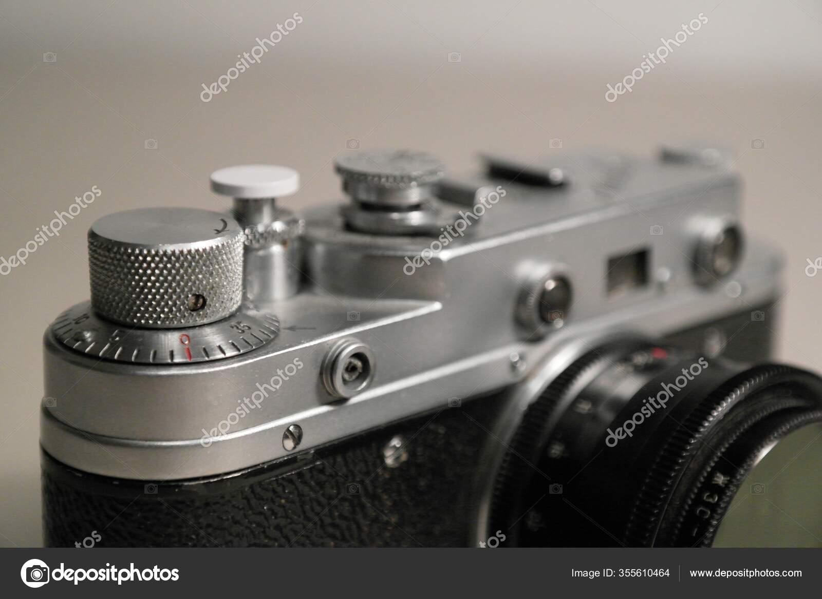 Bucuresti Romania Mar 2020 Old Vintage Zorki Russian Rangefinder Photo ...