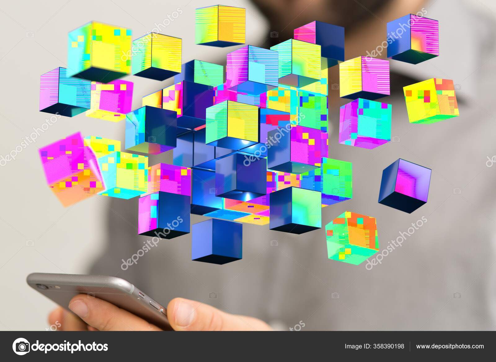 Using Cloud Technology Send Receive File Stock Photo by ©Wirestock ...
