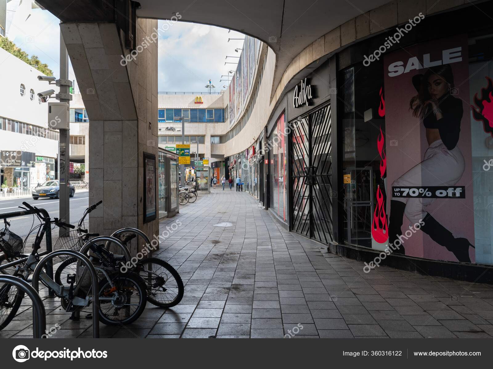 Tel Aviv Yaffo Israel Mar 2020 Tel Aviv Yaffo Empty – Stock Editorial ...