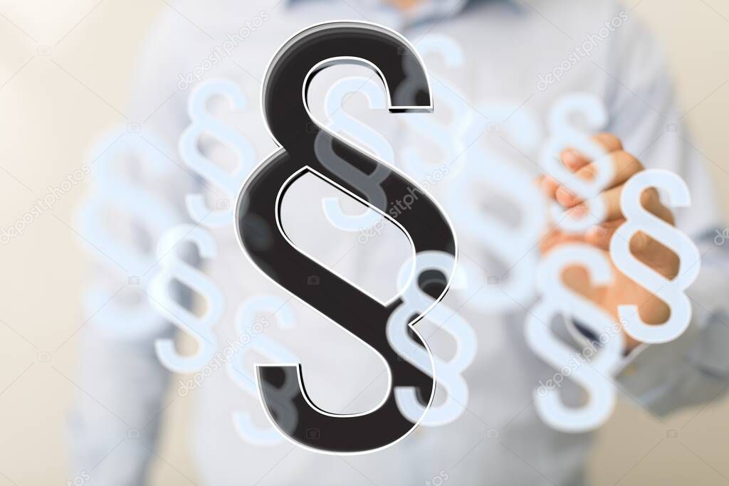 párrafo ley signo digital en la mano 2022