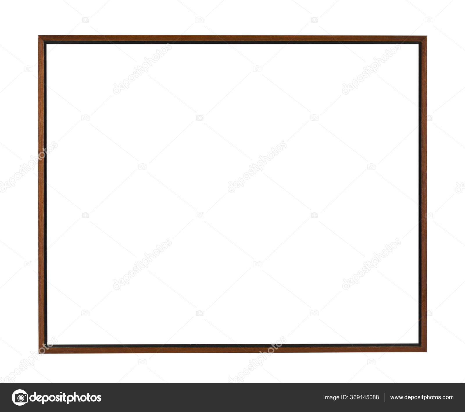 Simple Frame Dark Borders Lights Isolated White Background — Stock ...